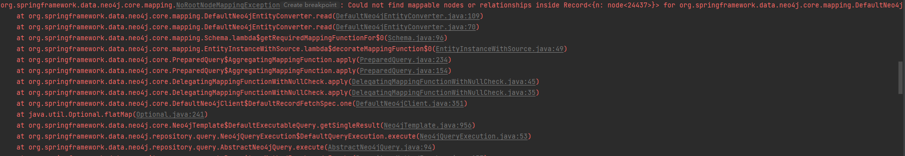 The @Query has an exception of "Could not find mappable nodes or relationships" · Issue #2637 ...