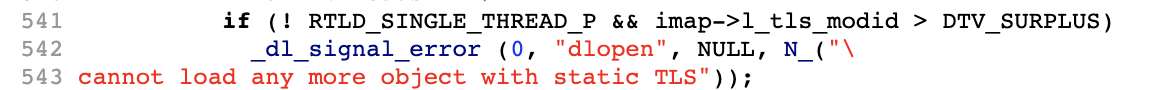 import paddle出现ImportError：dlopen：cannot load any more object with static TLS · Issue #21760 ...