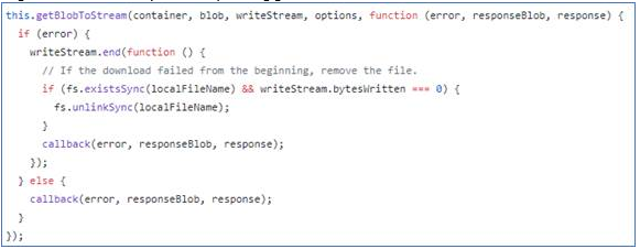 Writestream closed before calling end resulting in missing md5 mismatch ...