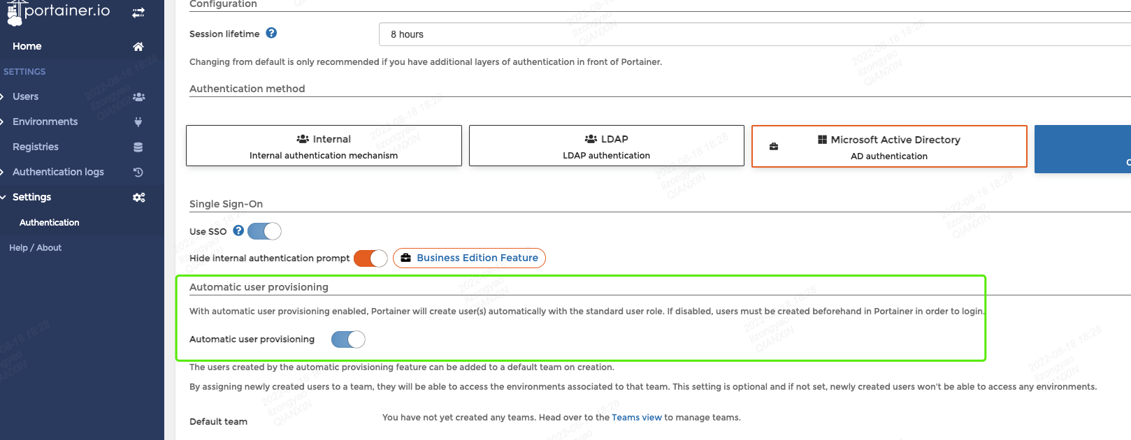 Using oAuth with Gitlab · Issue #6117 · portainer/portainer · GitHub