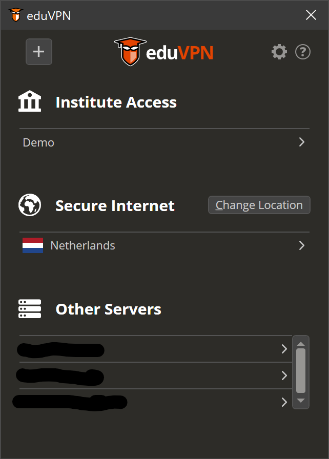 Profile selection is not used-friendly · Issue #137 · Amebis/eduVPN · GitHub