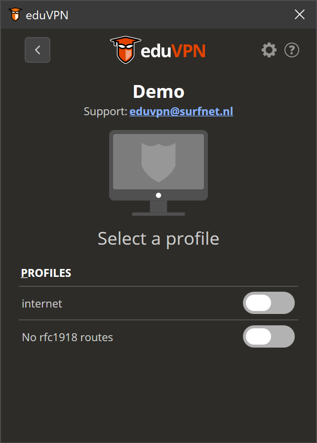 Profile selection is not used-friendly · Issue #137 · Amebis/eduVPN · GitHub