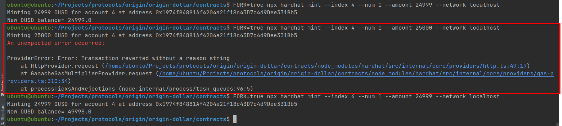 Large mint causes revert on fork · Issue #555 · OriginProtocol/origin-dollar · GitHub