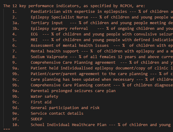 KPI Table View · Issue #340 · rcpch/rcpch-audit-engine · GitHub