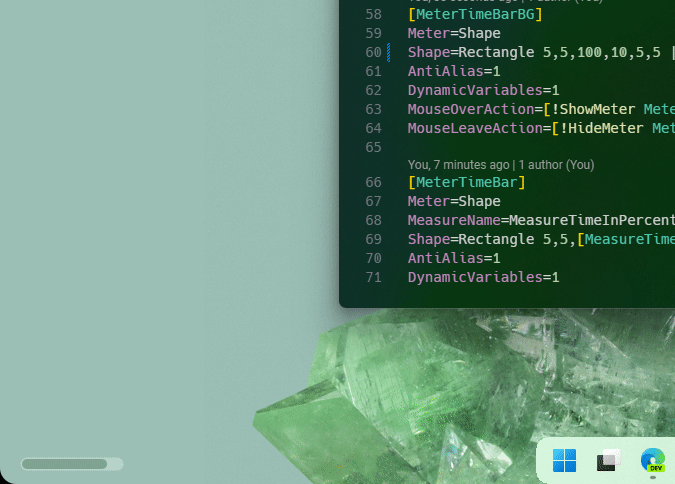 GitHub - sameerasw/DayWidget: A Rainmeter widget to see how much of the day you have wasted so far.