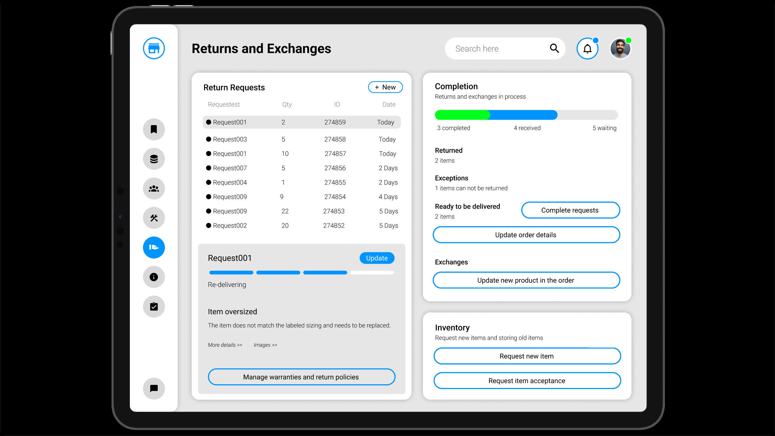 GitHub - sameerasw/toolstore-ui: A training project of a UI dashboard front-end.