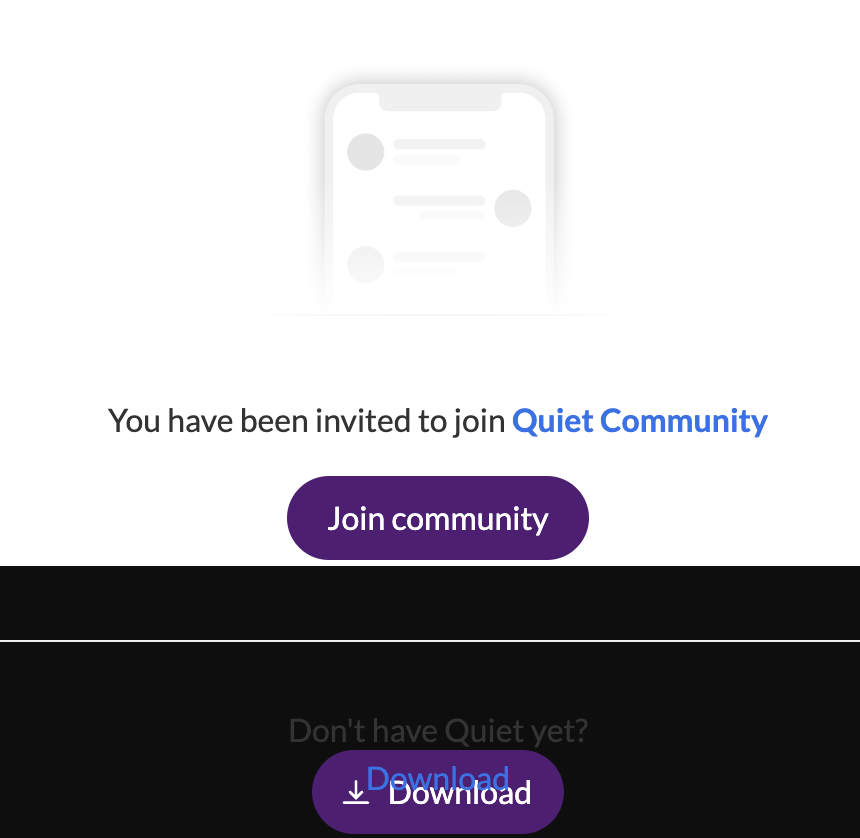 Resizing issue on tryquiet.org/join - it should be more responsive · Issue #1437 · TryQuiet ...