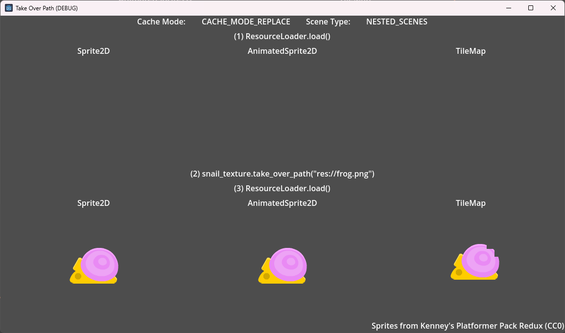 ResourceLoader.load() inconsistently ignores/replaces cache when loading PackedScenes · Issue ...