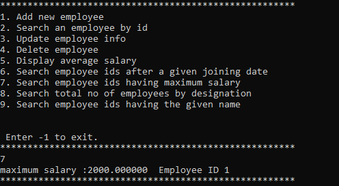 GitHub - lmottasin/Employee-Management-System-C-Project
