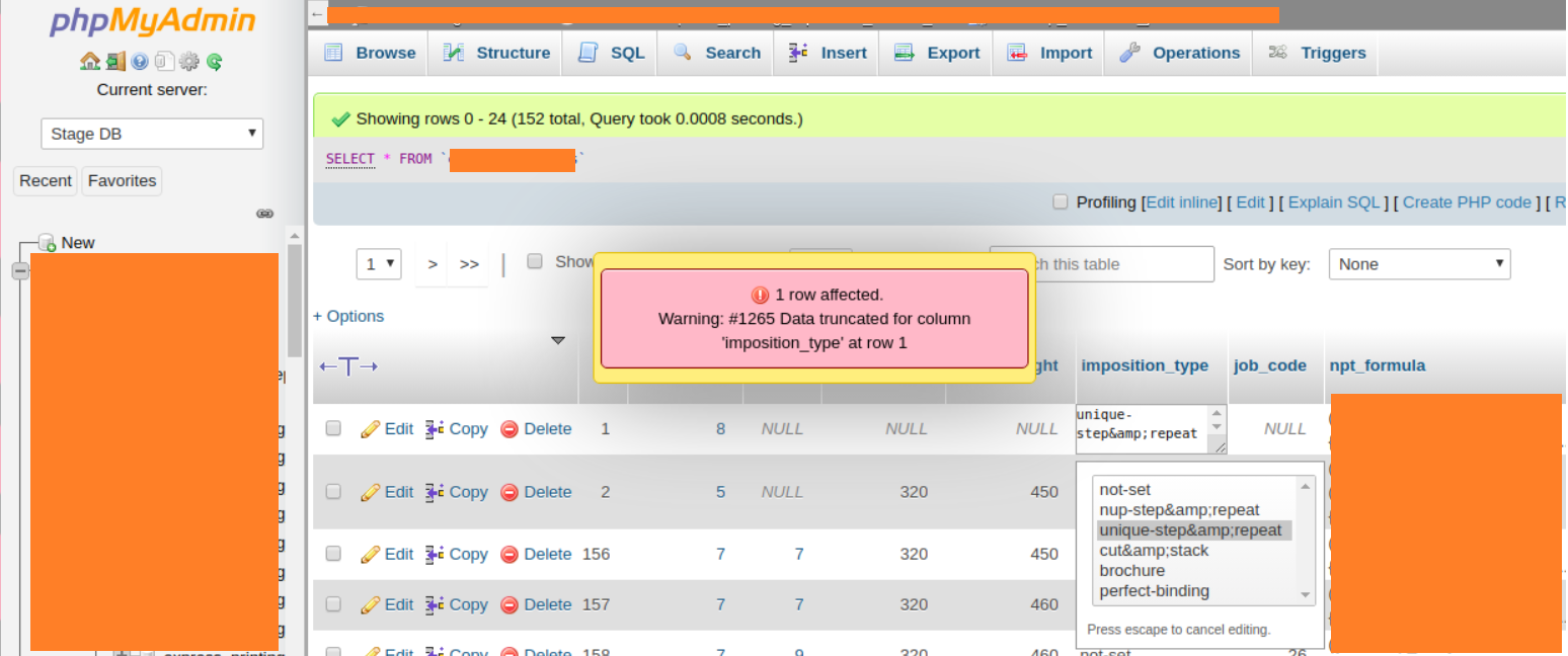 Enum Or Set value save which contian & character · Issue #16977 · phpmyadmin/phpmyadmin · GitHub