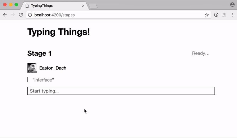GitHub - alisdair/typing-things: Tiny game about typing written in ...
