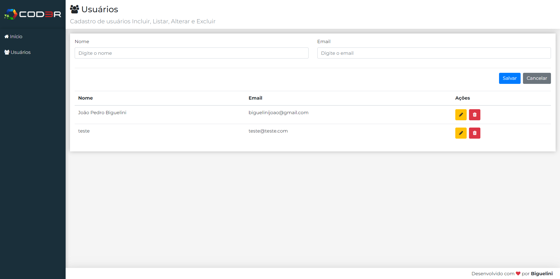 GitHub - Biguelini/Crud-React: Crud feito com React no curso de JavaScritp da COD3R