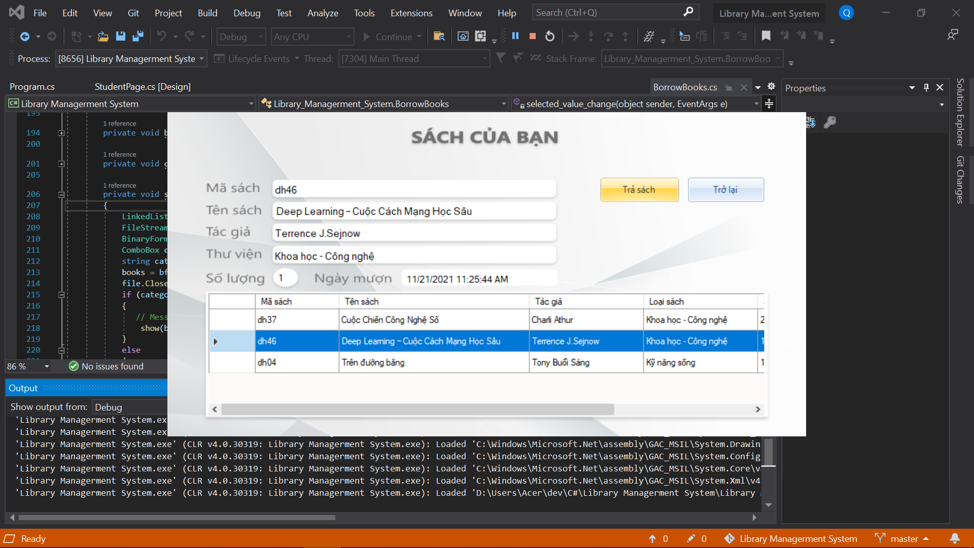 GitHub - quocbinh-npm9081/Winform-Library-Managerment-System: Library ...