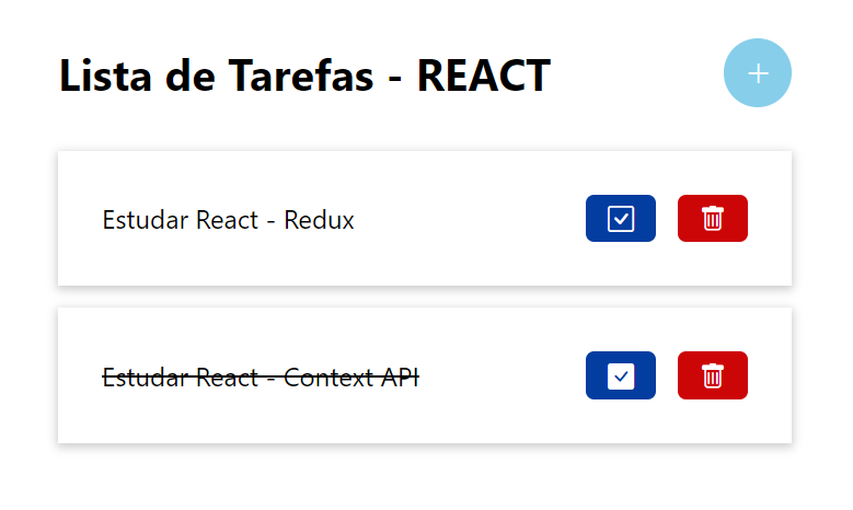 react-todo | Aplicação de lista de tarefas - To Do List - com React