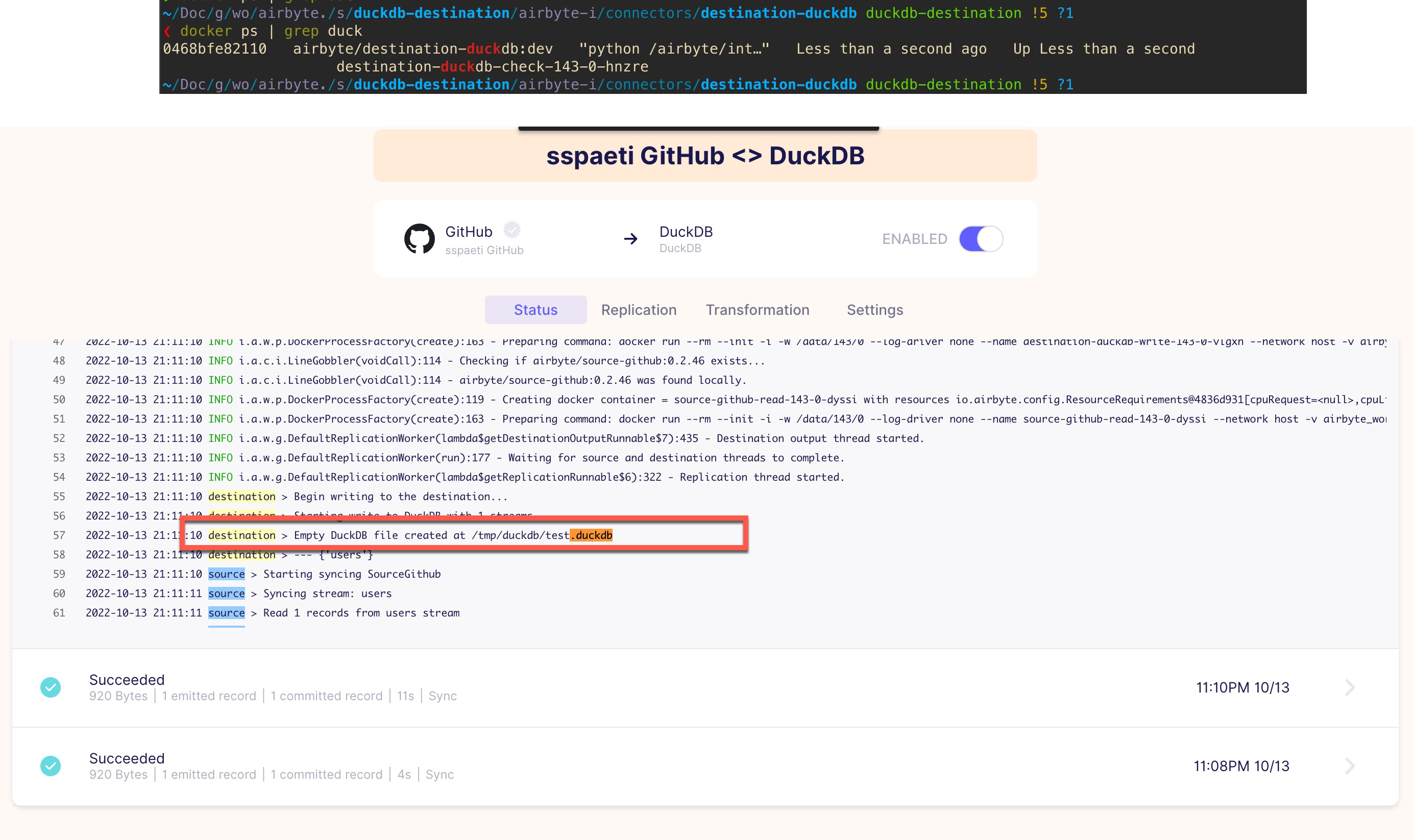 New Destination Duckdb · Issue 17256 · Airbytehqairbyte · Github 