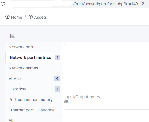 10.0.3-dev: Network port metrics - no graph Input/Output · Issue #12472 · glpi-project/glpi · GitHub