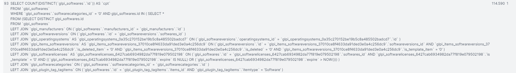 Software Performance Problem And Warnings · Issue 12779 · Glpi