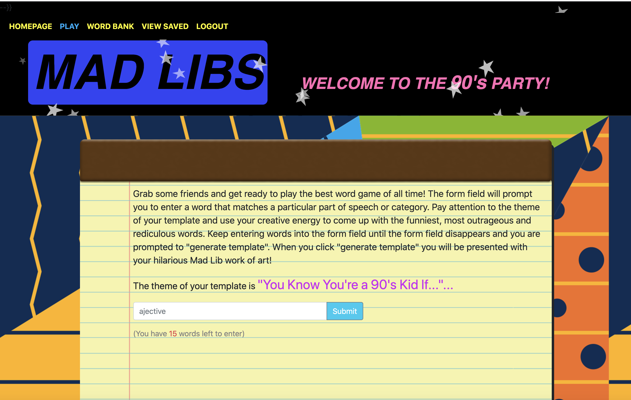 GitHub - Kristy-coding/Mad-Libs