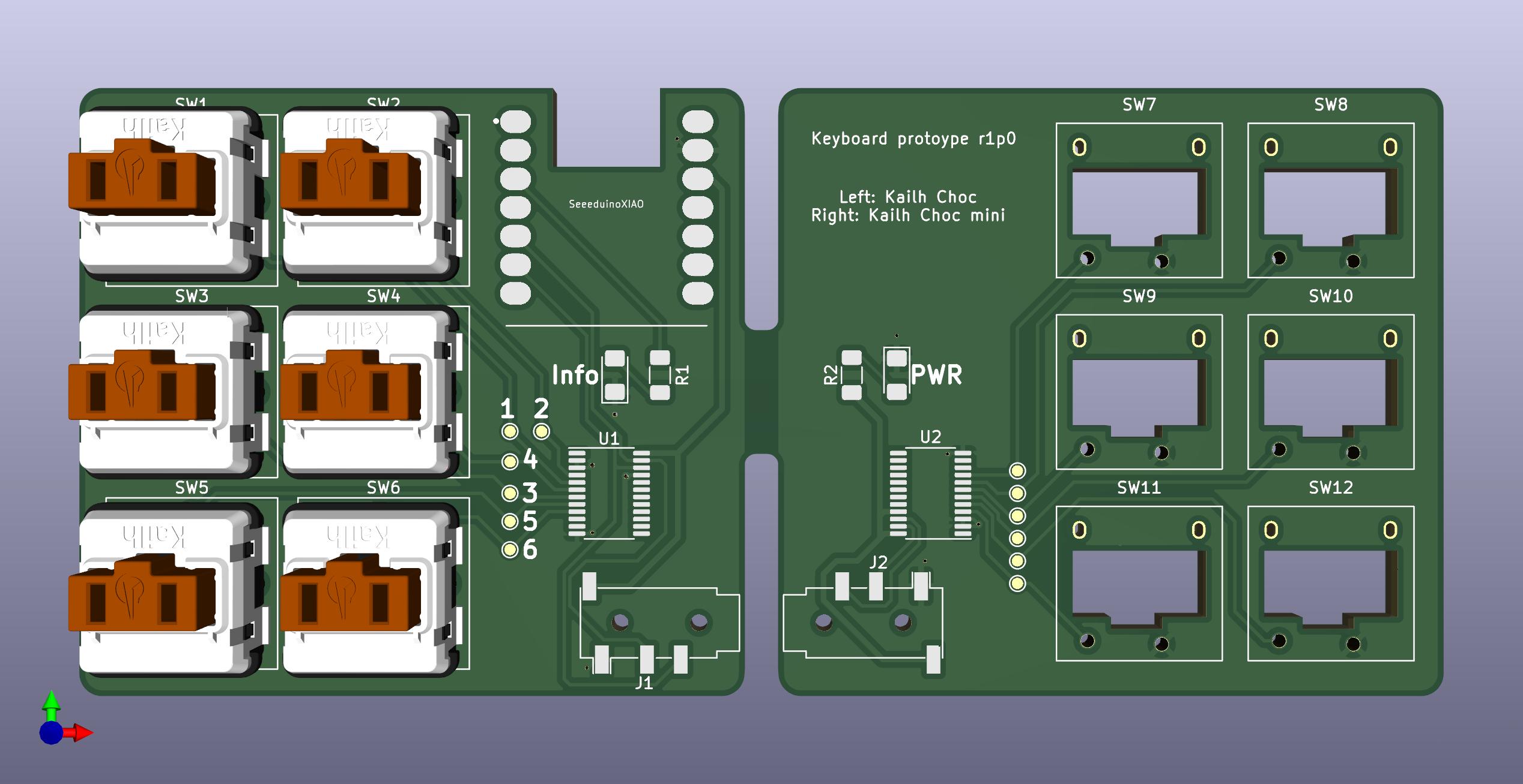GitHub - OleStrohm/keyboard: A custom made keyboard with Rust firmware.
