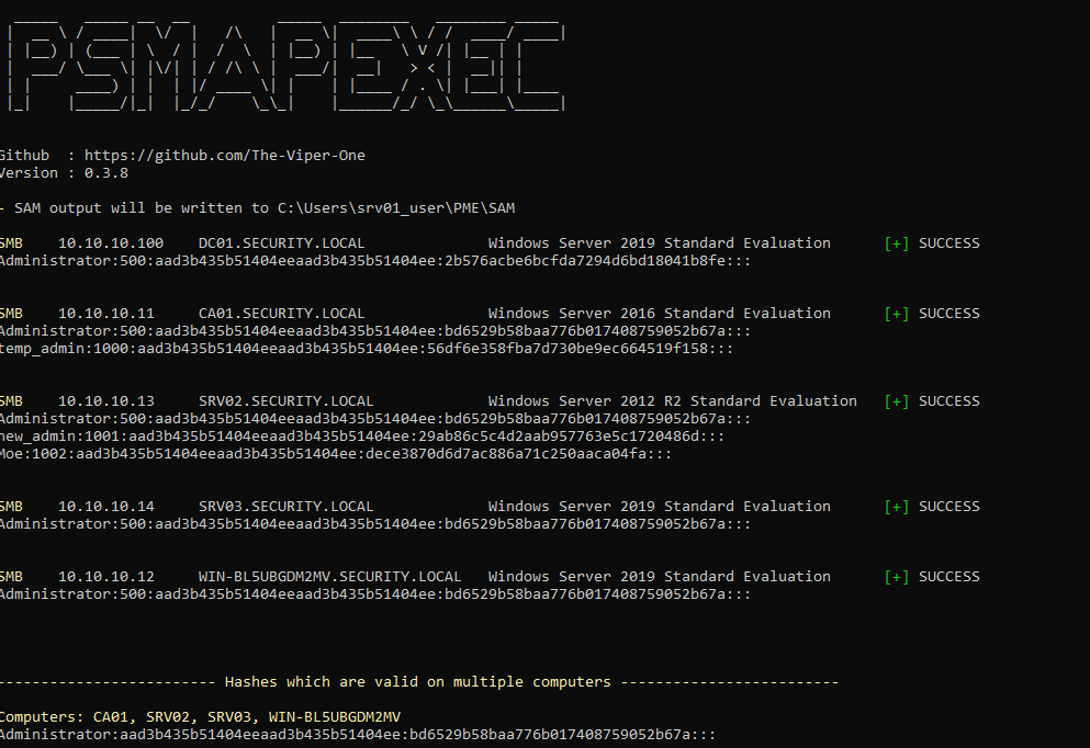 GitHub - The-Viper-One/PsMapExec: A PowerShell tool that takes strong inspiration from CrackMapExec.