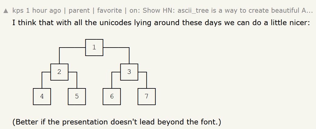 Use box-drawing characters · Issue #1 · spandanb/asciitree · GitHub