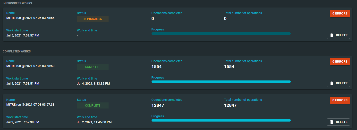[MITRE & Cyber Crime Tracker] The connectors stop working with no ...