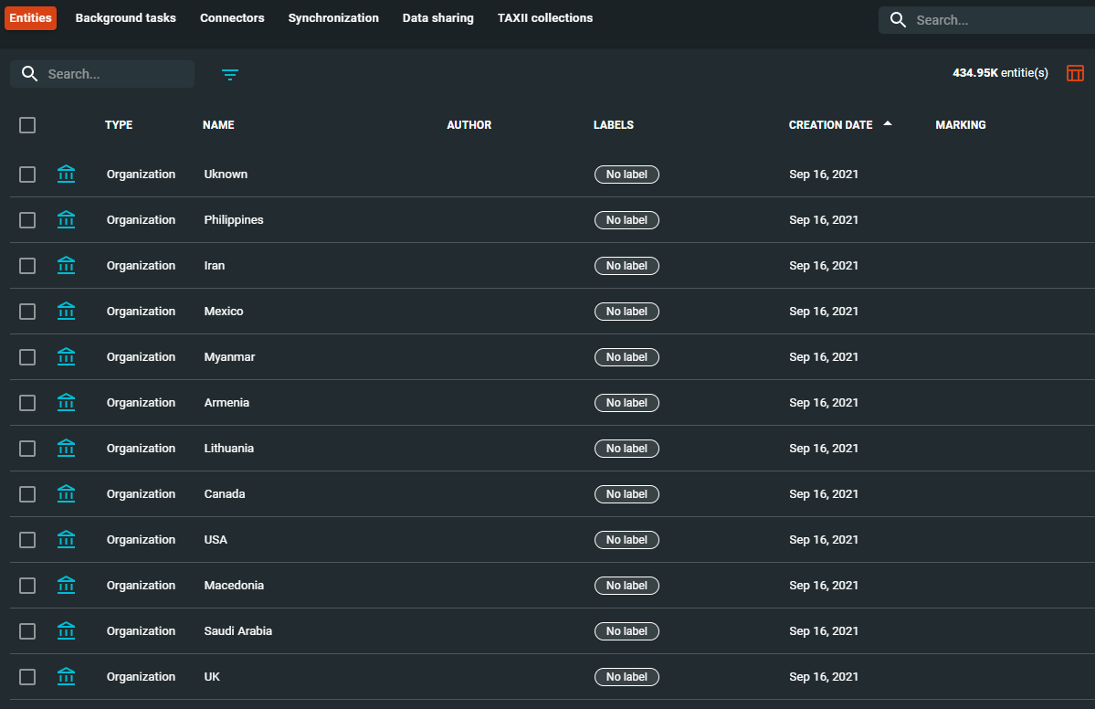 [AMITT] The connector imports "country" as "organization". · Issue #480 · OpenCTI-Platform ...