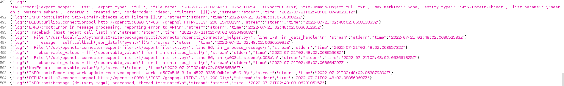 [ExportFileTxt]Some entities cannot be exported by the "ExportFileTxt", but can be exported by ...