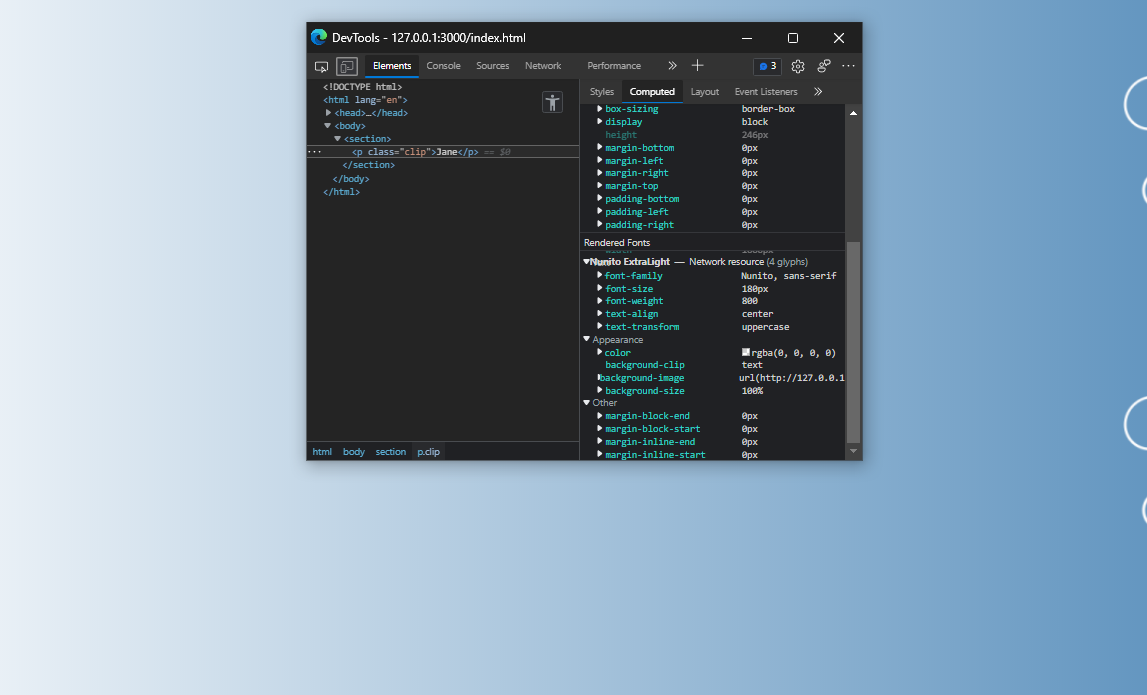 bug in computed tab at the styles section · Issue #88 · MicrosoftEdge/DevTools · GitHub