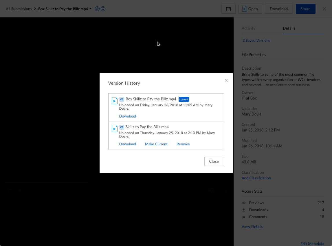 How to show document Version History in UI Content Explorer · Issue ...