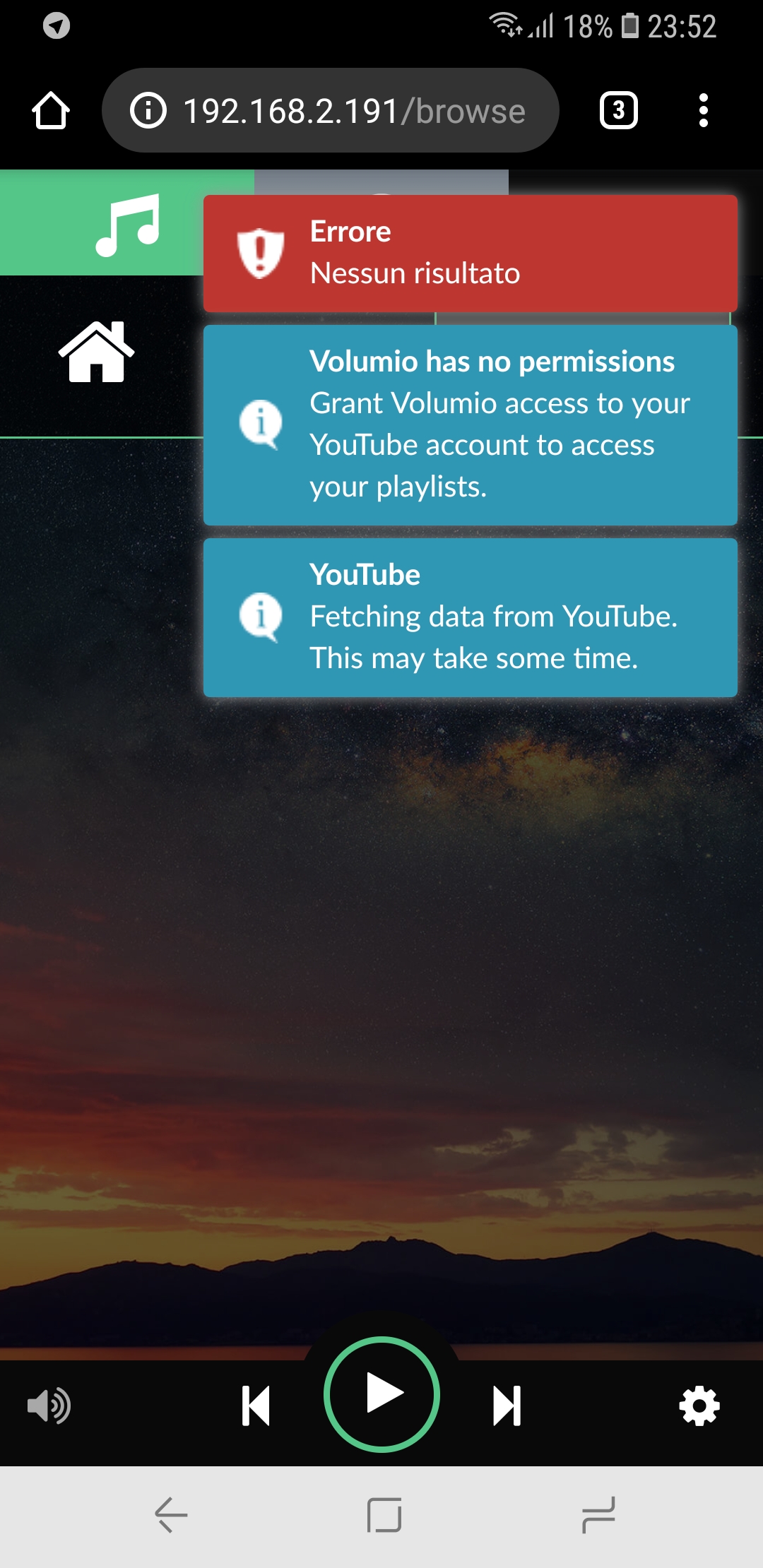 youtube playback addon not working on 2.513 · Issue #284 · volumio/volumio-plugins · GitHub