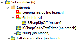 Add Submodules to the left pane · Issue #5569 · gitextensions/gitextensions · GitHub