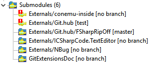 Add Submodules to the left pane · Issue #5569 · gitextensions/gitextensions · GitHub