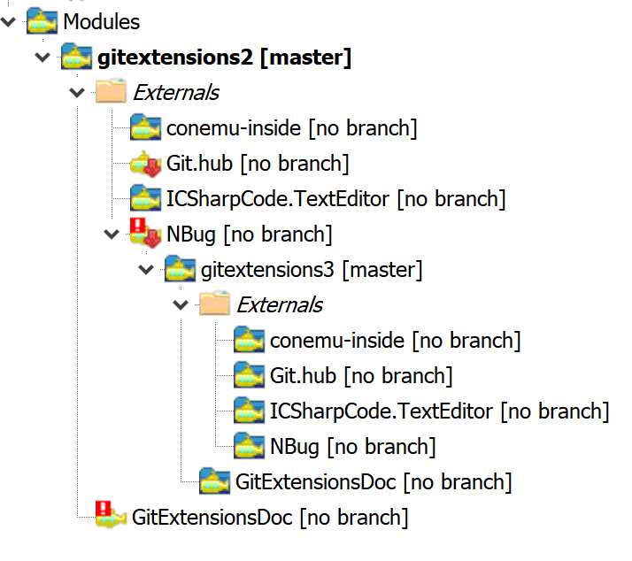 Left Pane Submodules: show top module? · Issue #5988 · gitextensions/gitextensions · GitHub