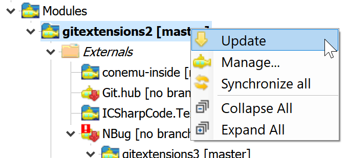 Left Pane Submodules: show top module? · Issue #5988 · gitextensions/gitextensions · GitHub