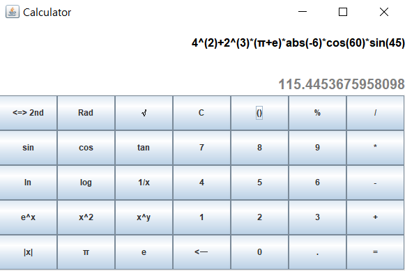 GitHub - wlsgusjjn/Calculator: Calculator in Java