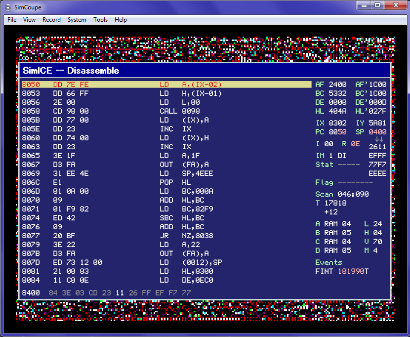 SimICE: · Issue #88 · simonowen/simcoupe · GitHub