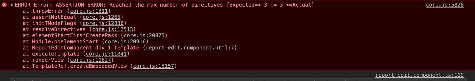 Ivy preview report: Error: ASSERTION ERROR: Reached the max number of ...