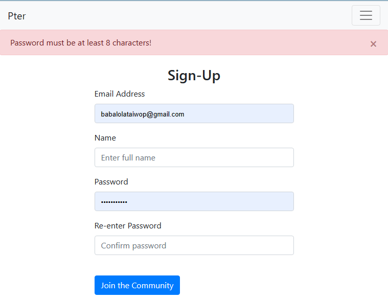 GitHub - Taiwopeter-babs/pter-flask-app: A minimal web application built with Flask.
