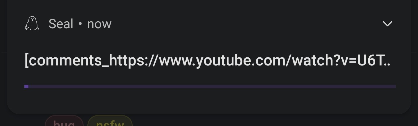 [Bug Report] Custom command does not work · Issue #554 · JunkFood02/Seal · GitHub