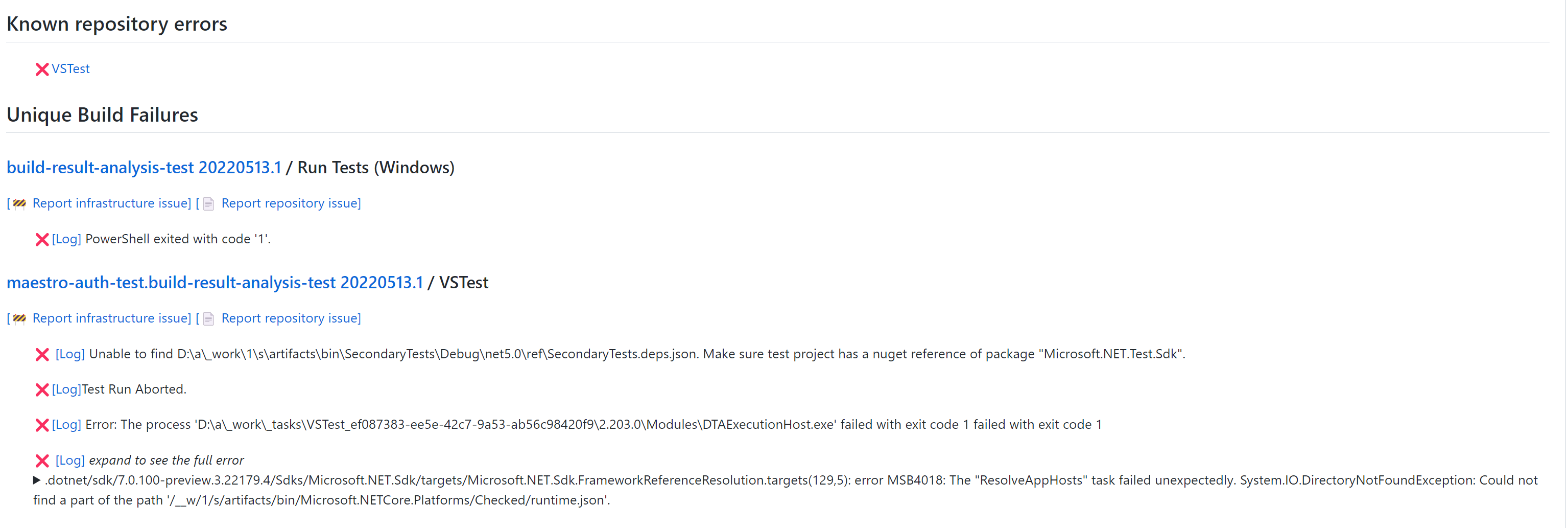 Build Analysis UX changes per UX designer feedback · Issue #9066 ...