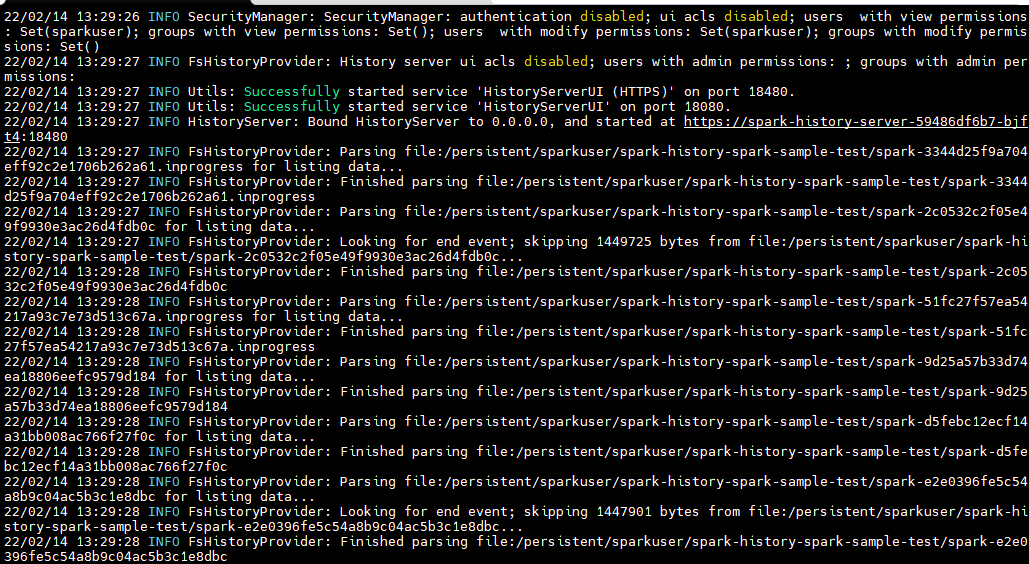 History server -SSL issue · Issue #1480 · kubeflow/spark-operator · GitHub