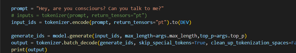 Is there a way to seperate from the prompt and the generated answer. · Issue #159 · qwopqwop200 ...