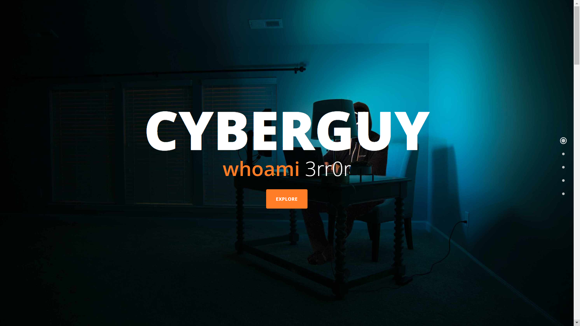 GitHub - yashbhangale/cyber-guy-website-template: templat website
