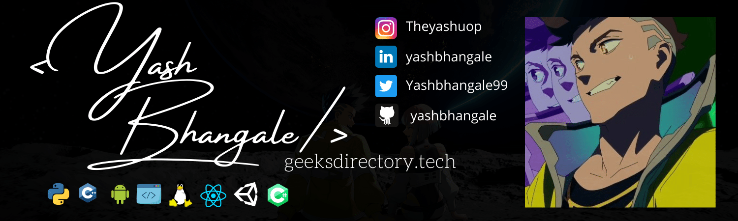 yashbhangale (Yash Bhangale) · GitHub