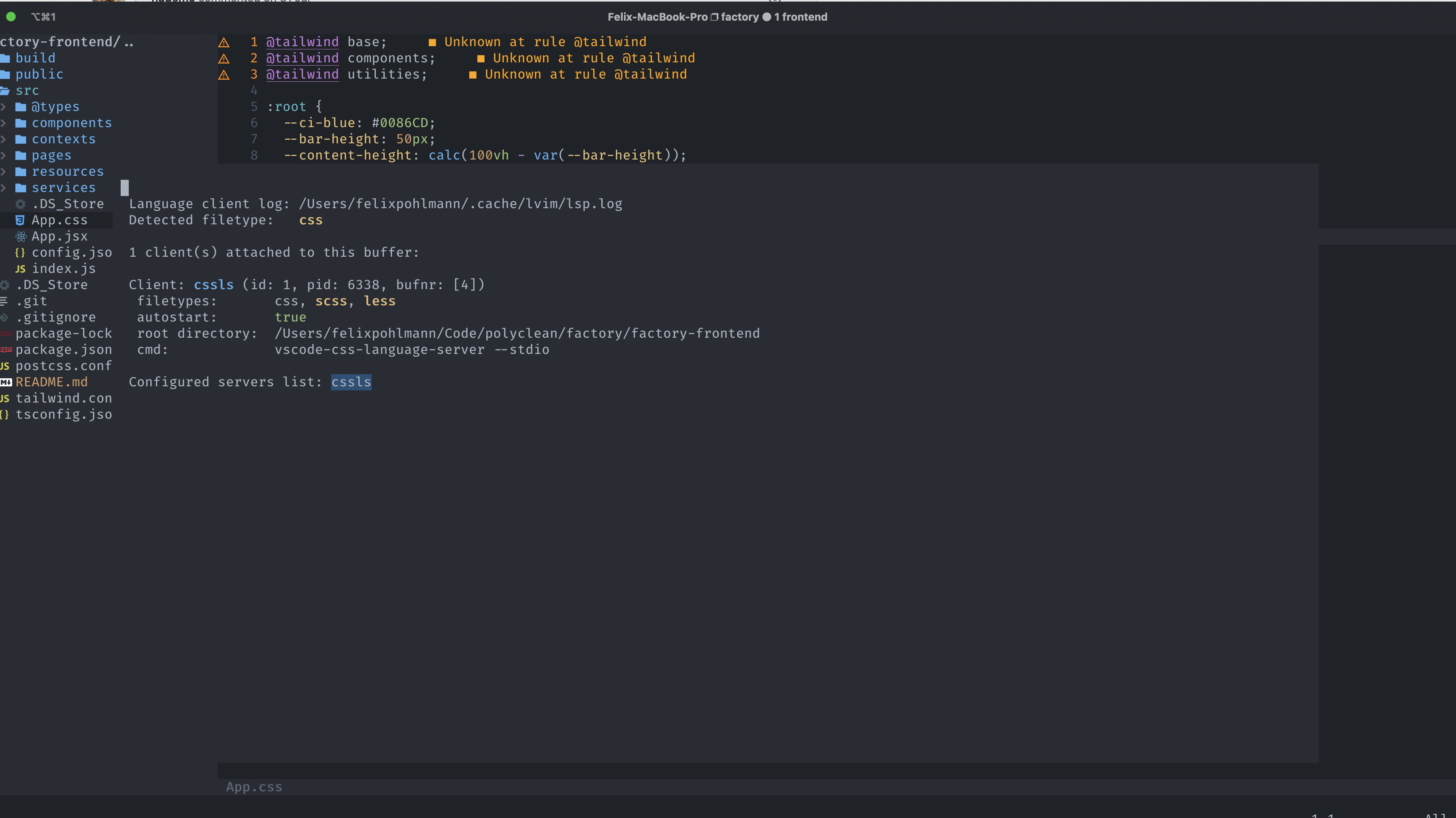 How to setup eslint and/or tailwindcss lsp correctly · Issue #2299 · LunarVim/LunarVim · GitHub