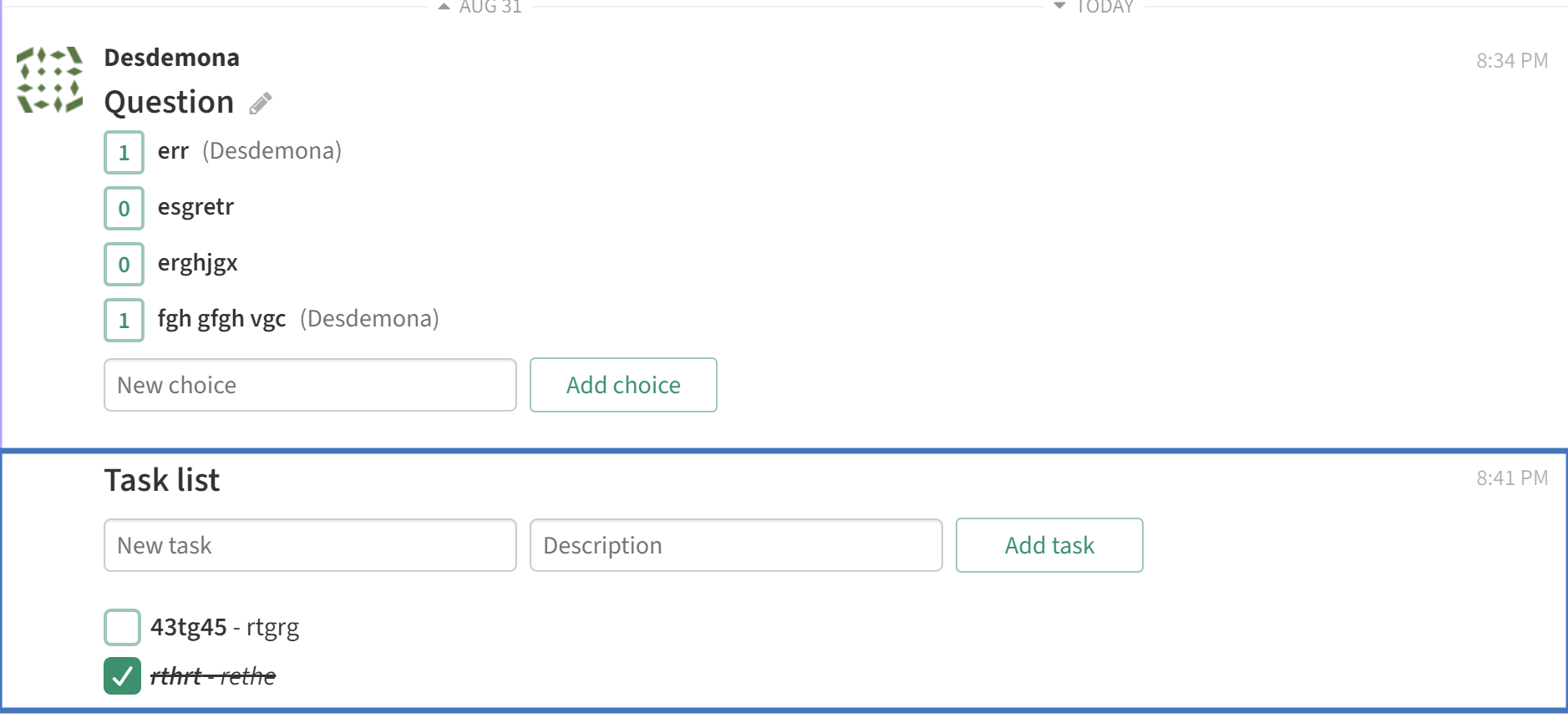 widgets: Make the todo and poll widgets look consistent / similar. by N-Shar-ma · Pull Request ...