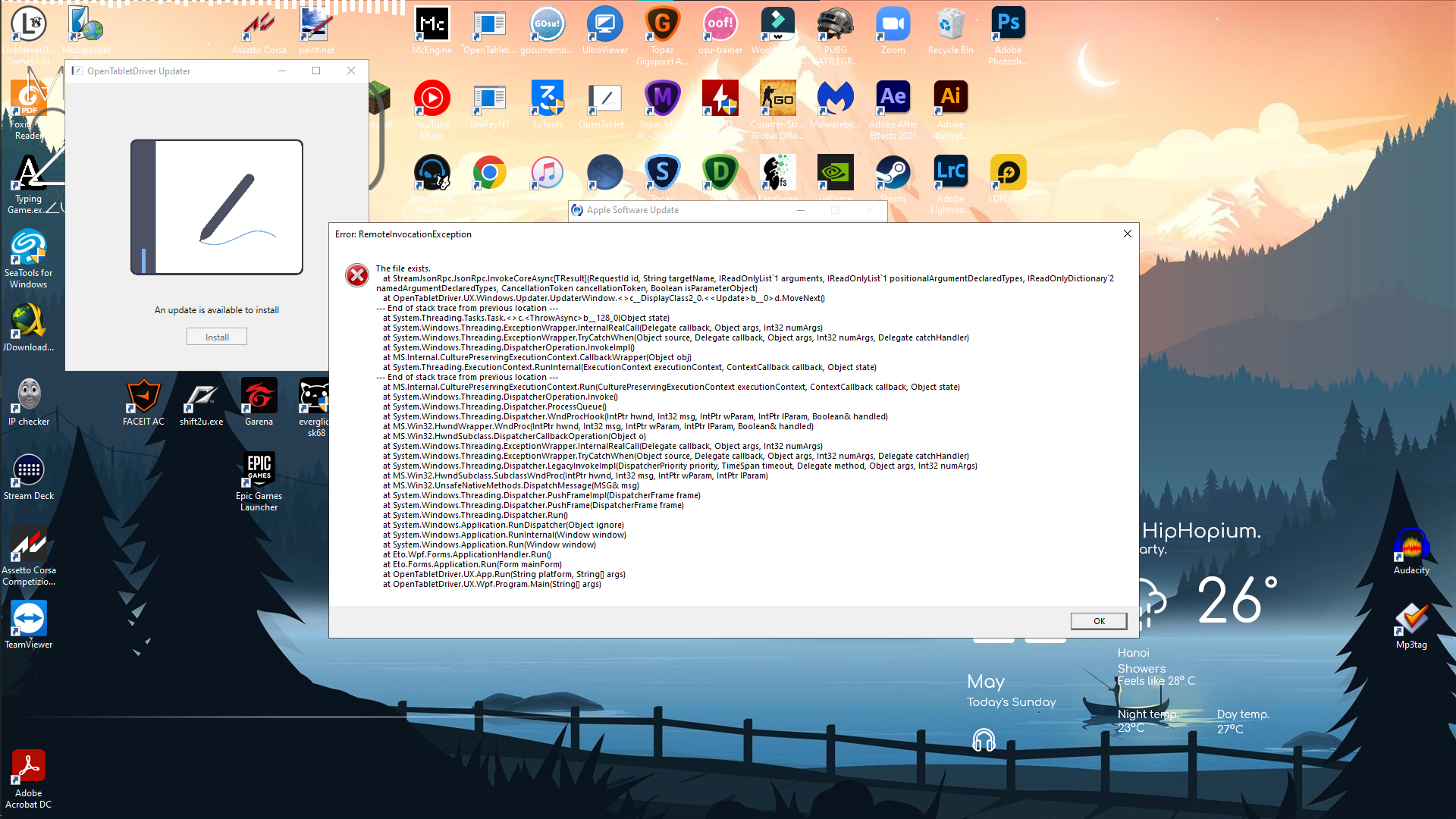 Updater Error · Issue #2261 · OpenTabletDriver/OpenTabletDriver · GitHub