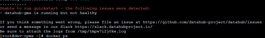 datahub start failed · Issue #4690 · datahub-project/datahub · GitHub