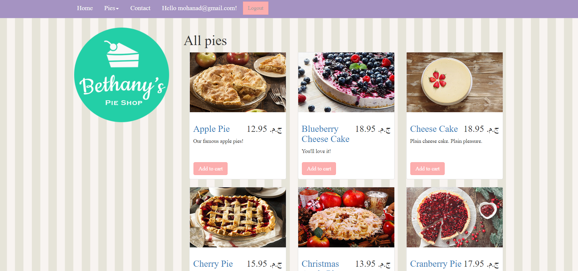 GitHub - mohanad-wael/BethanysPieShop